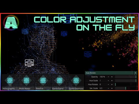 Quick Color Adjustment in Resolume