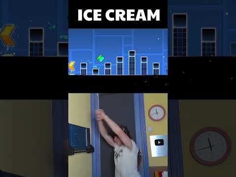 Geometry Dash: Ice Cream 😳 #shorts