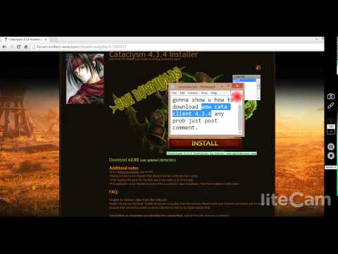 How to download wow cata client 4.3.4 fastest way