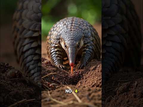 Did you know pangolins are the only mammals with scales? 🐾