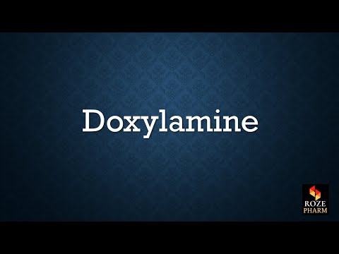 Doxylamine pronunciation, substance disorder medicine, drug, How to say Roze Pharm