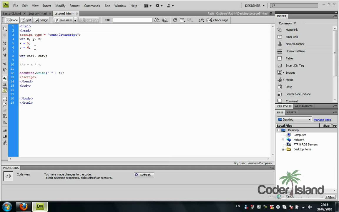 6 - Javascript Tutorial - JavaScript Variables