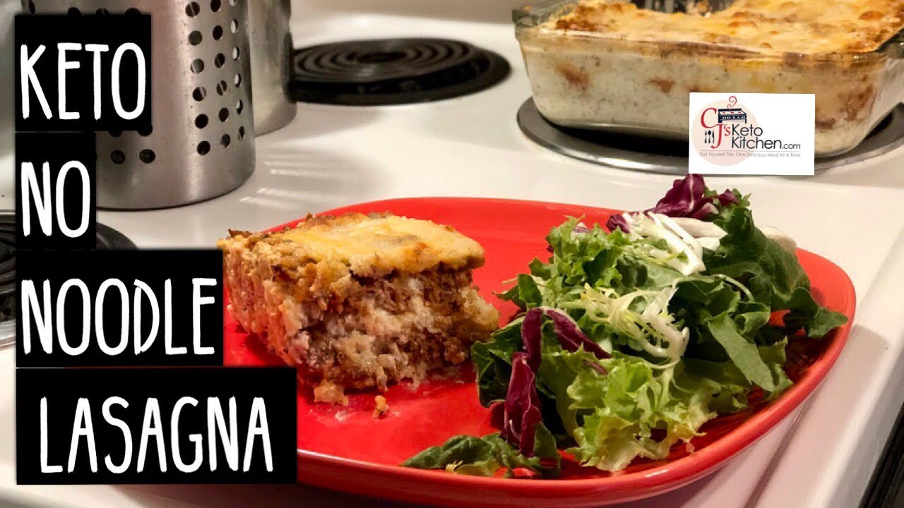 Keto No Noodle Lasagna | Gluten Free | No Pasta #keto #ketorecipes #ketodiet