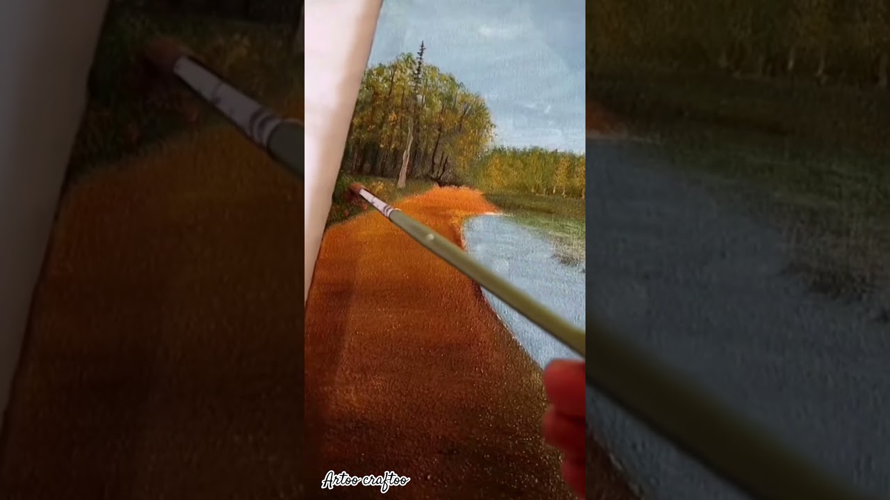 #autumn #winter #landscape #leavesfalling