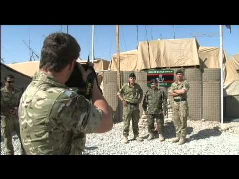 Ceremony marks end of six months tour for 1 RIFLES 03.11.11