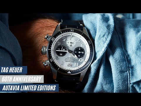 All of TAG Heuer's 2022 Autavia watches in one big video. The panda 🐼, the stealth chrono & GMT