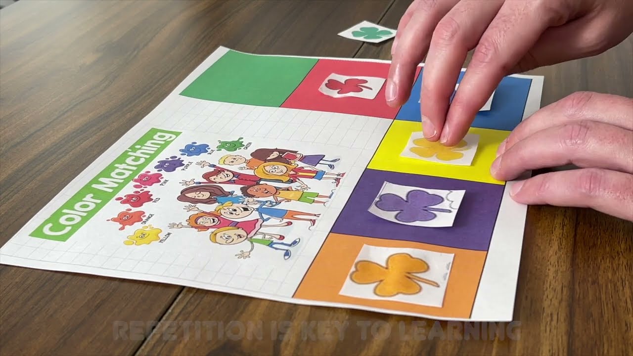 Cognitive Development for Toddlers with the Color Matching Game!!!