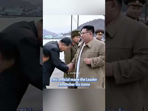 This official made the Leader remember his name #kimjongun #northkorea #shorts