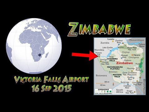 Zimbabwe - Victoria Falls Airport Entertainers - 16 Sep 2015