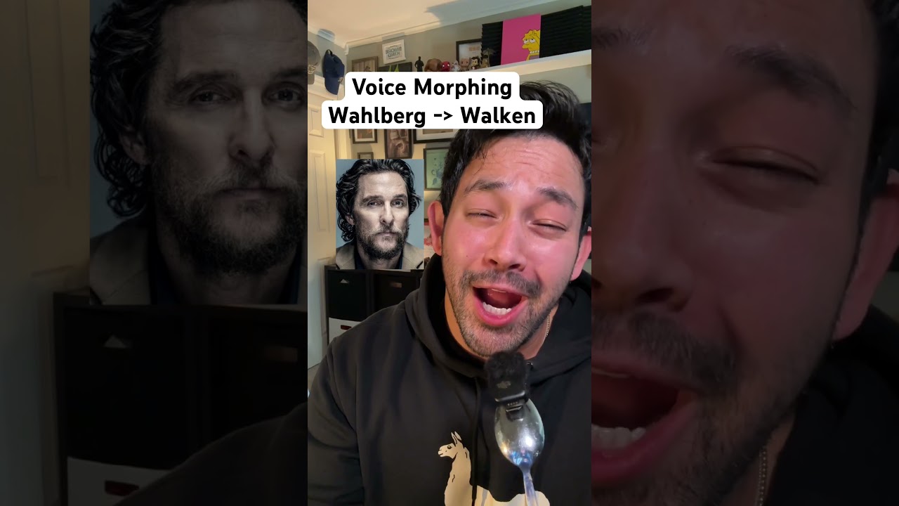 Morphing Celebrity Impressions from Wahlberg to Walken #impressions #celebrityimpressions