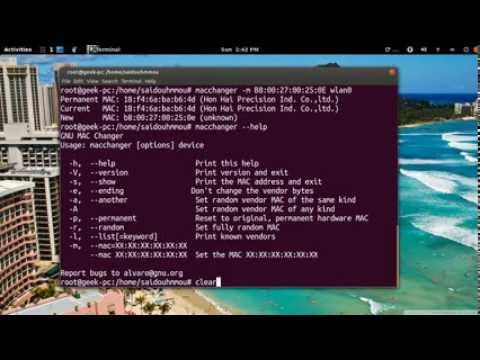 How to change MAC address in ubuntu