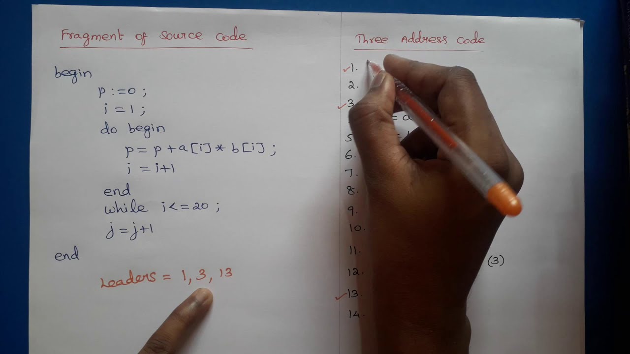 Compiler Design: Basic Blocks and Flow Graphs