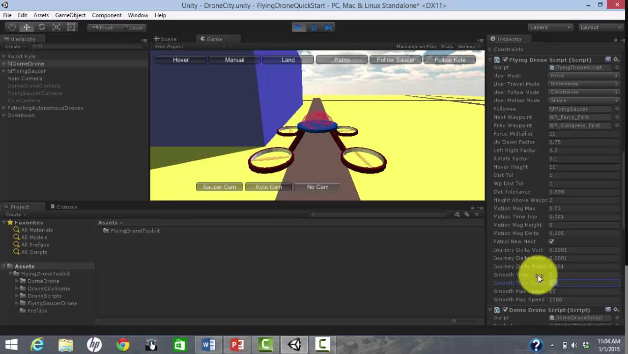 Flying Drone Toolkit for Unity - Quick Start