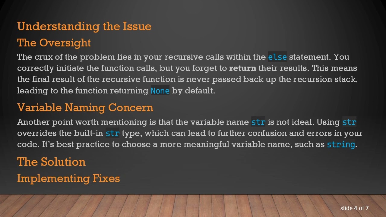 Solving the Python Recursive Function Issue: True or False Output Challenge