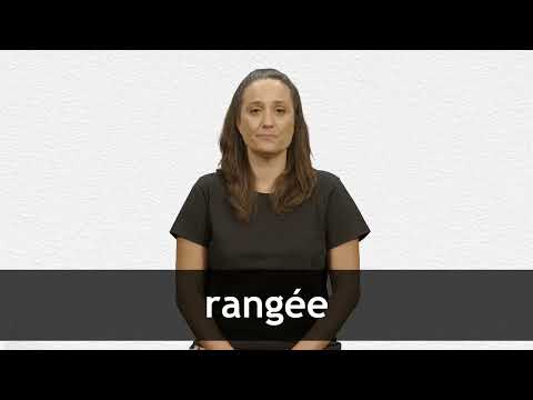 English Translation of “RANGÉE” | Collins French-English Dictionary