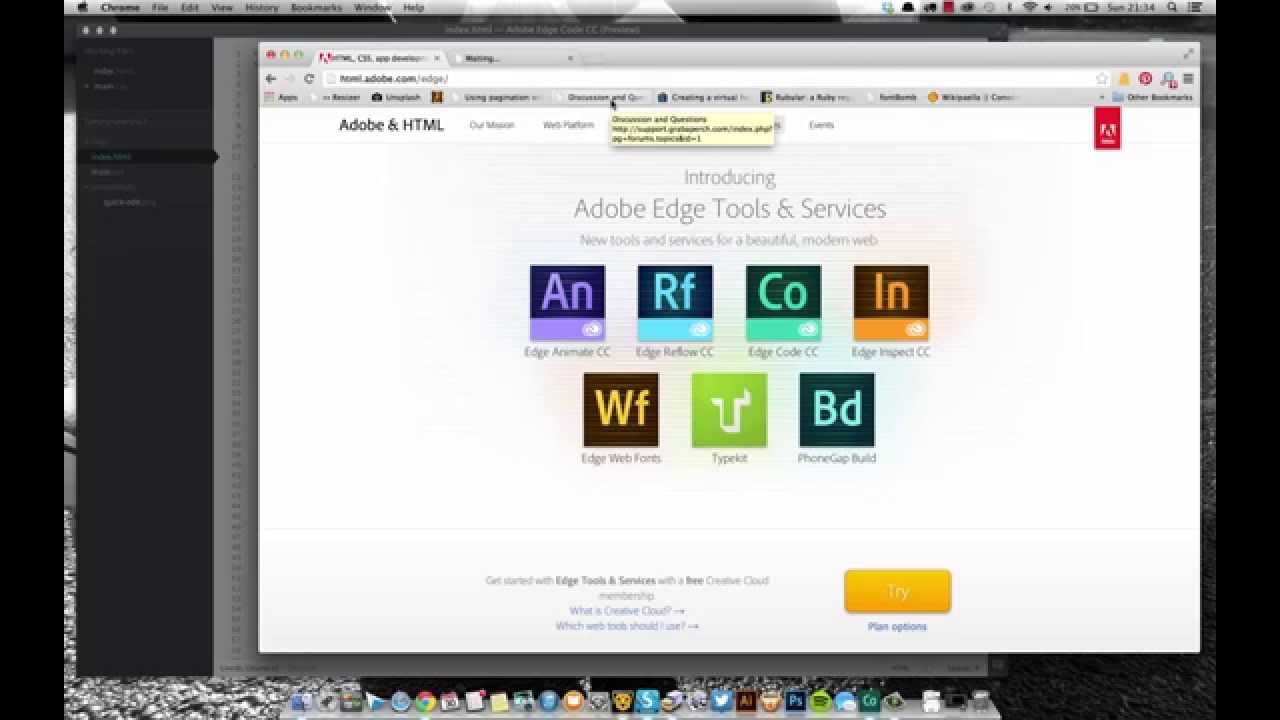 Brackets/Adobe Edge Code CC Review