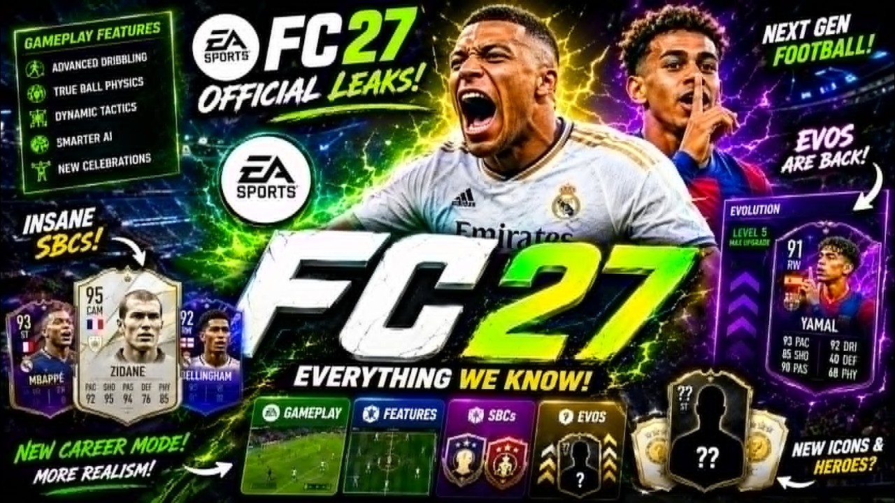 FC 27 Gameplay & Menu Leaks – My Honest Reaction