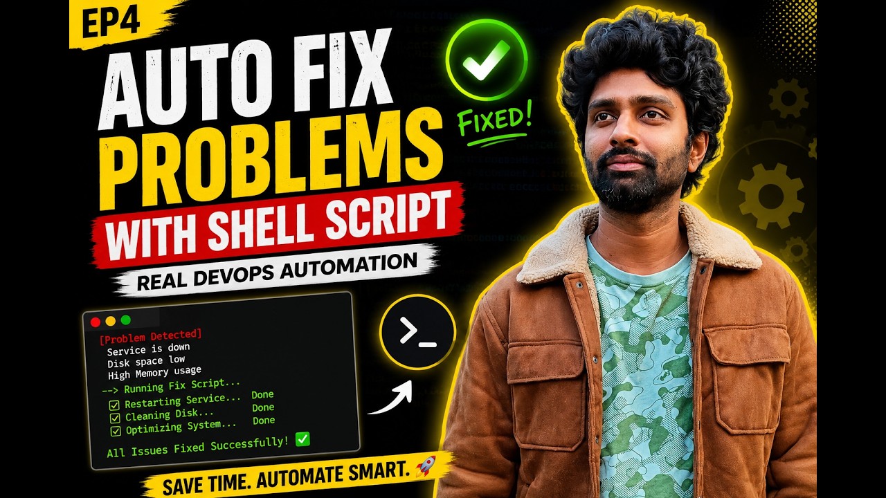 Auto Fix Server Issues with Shell Script (Real DevOps Scenario)