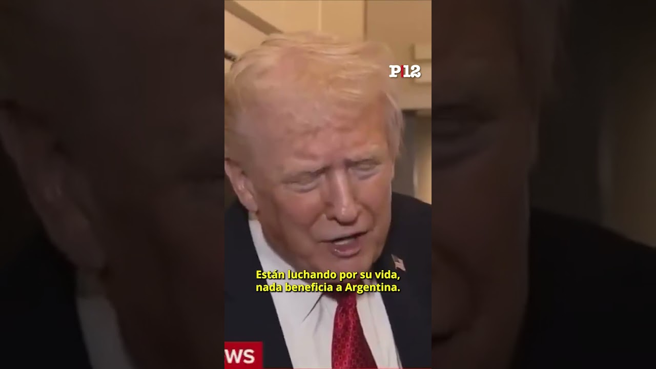 😳 Trump dijo que los argentinos 