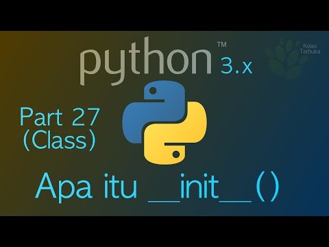 Learn Belajar Python 27 Menggunakan init - Mind Luster
