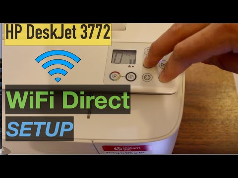 HP DeskJet 3772 WiFi Direct wireless Setup, Direct Wireless setup Review.
