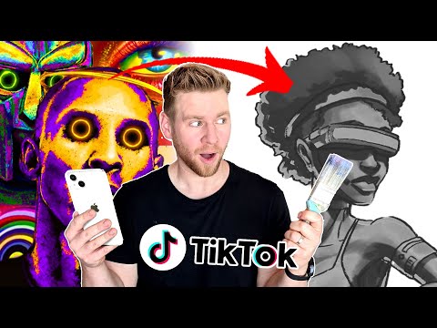 This TikTok Colorblind Art Challenge is WILD!...