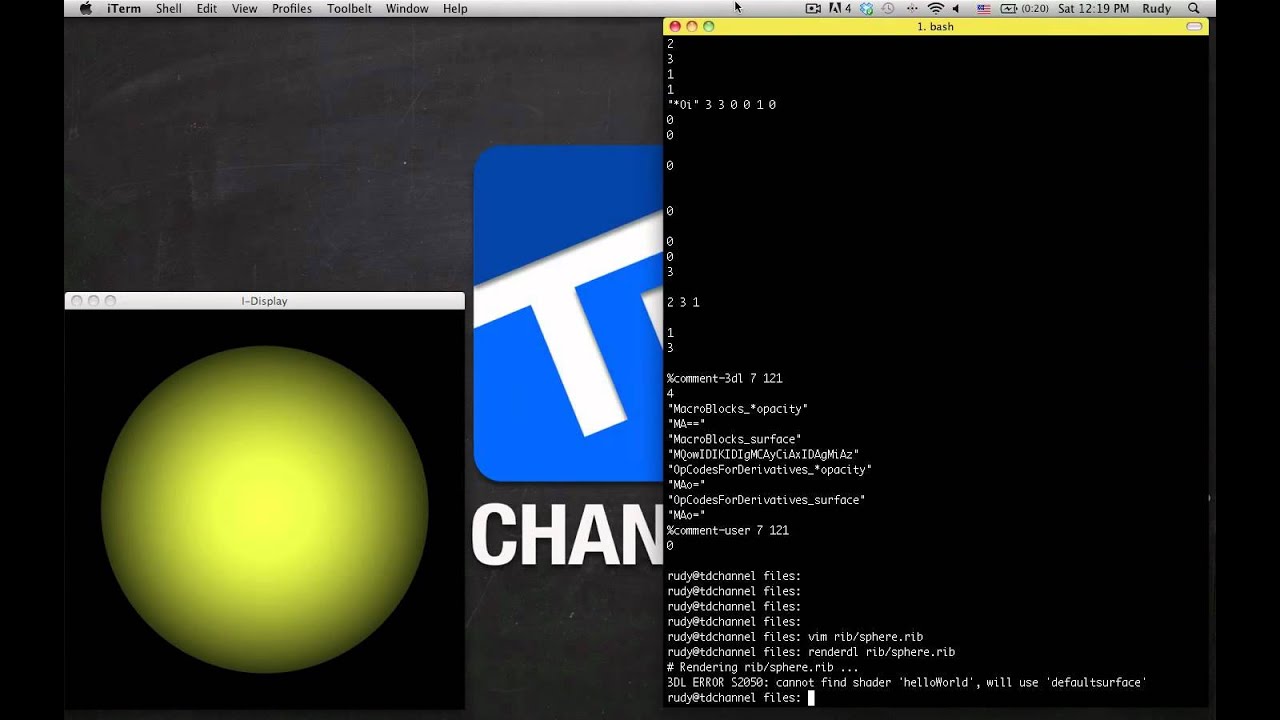 Introduction to RenderMan Shading Language (RSL)