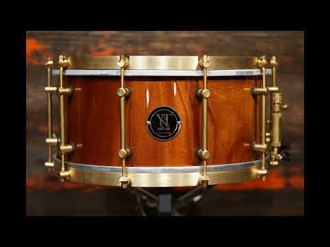 Y&T Drums 7x14" Solid Mahogany Snare Drum - Gloss Lacquer | Reverb