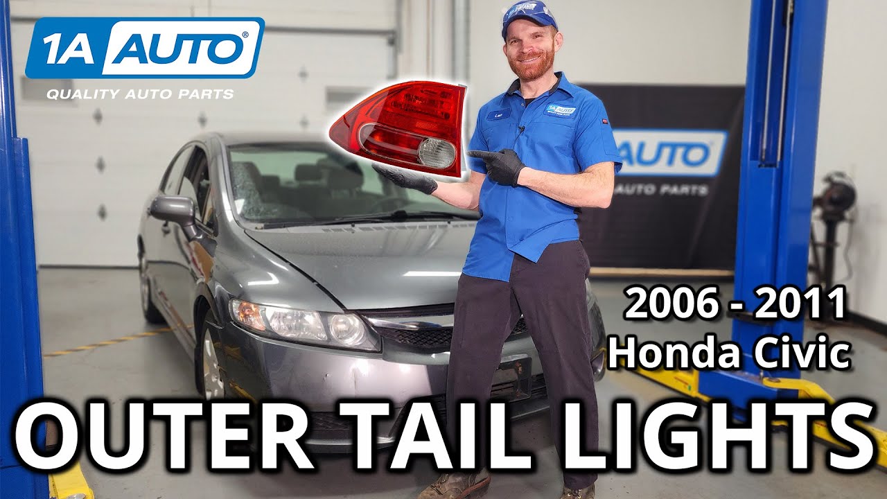 How to Replace Outer Tail Lights 2006-2011 Honda Civic