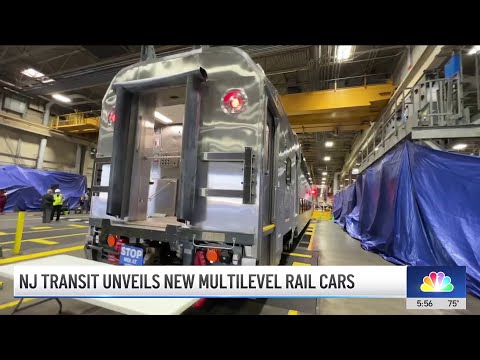 NJ Transit unveils America's first-of-their-kind double-decker trains | NBC New York