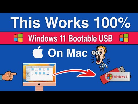 Windows 11 on Mac | How to Create Windows 11 Bootable USB Drive on Mac | 100% Working Method | 2024