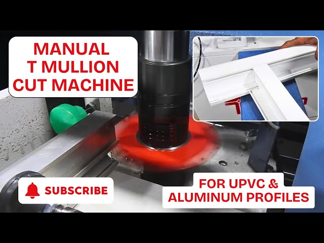 Aluminium T Mullion Cutting Machine - Manual End Milling Machine For ...