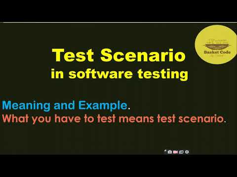 Test Scenario meaning ,Example and Test Scenario Template
