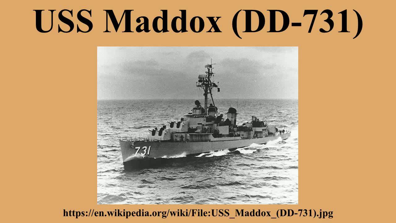 USS Maddox (DD-731)