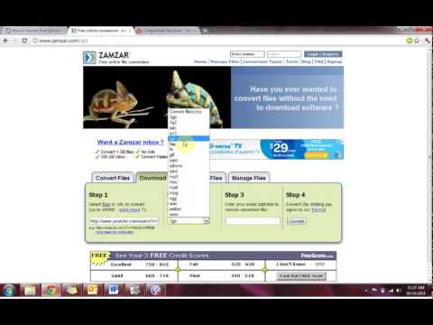 How to Use Zamzar com