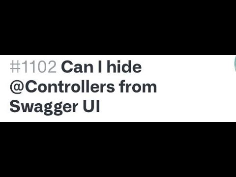 Hiding endpoints from Swagger UI