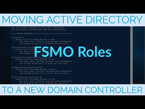 How to Move Active Directory FSMO Roles to a New Domain Controller ...