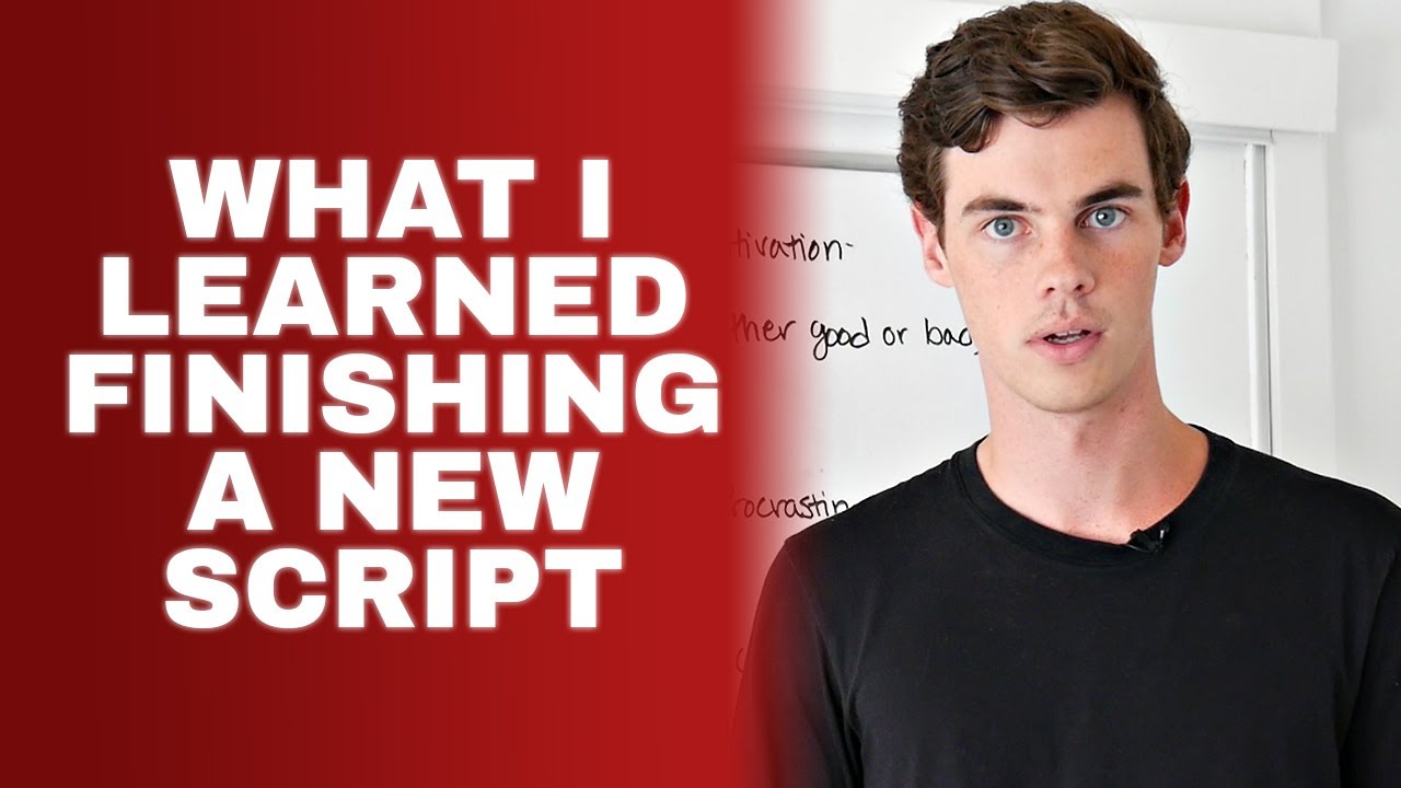 4 Things I Learned Finishing a New Script