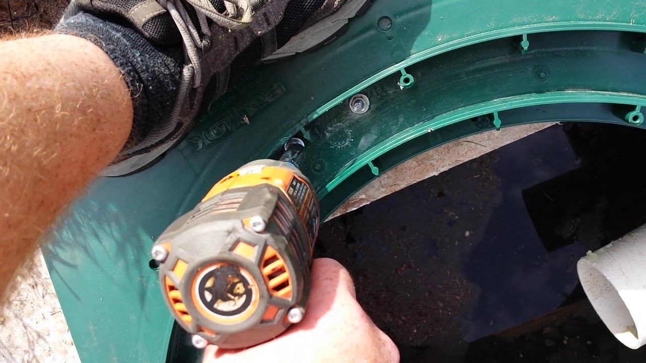 Polylock Lid and Riser System Install Part 9