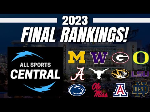 2023 Final College Football Rankings! - CFB Top-25