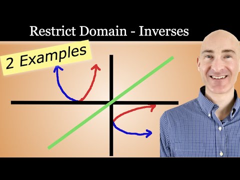 How to Restrict the Domain so the Inverse is a Function
