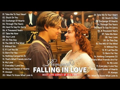 Top 50 Love Songs of All Time ♥ Oldies But Goodies ♥ 90's Relaxing Beautiful Love Songs