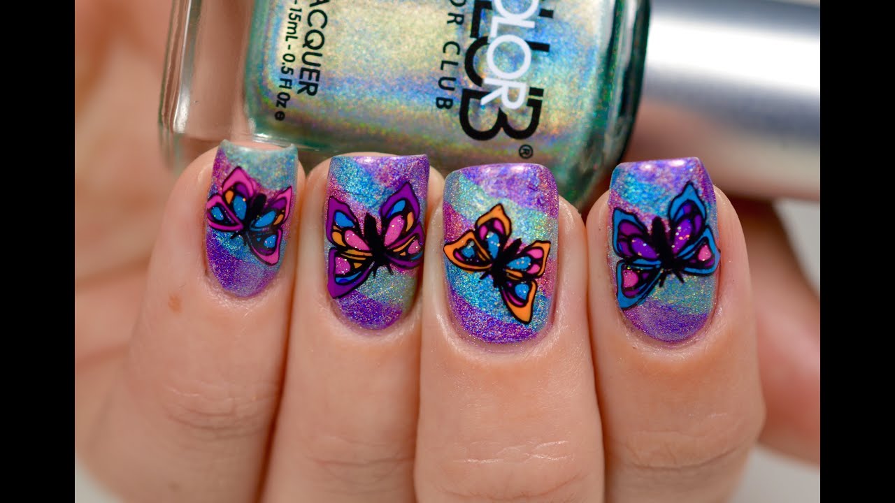 Holographic gradient | Reverse Stamping