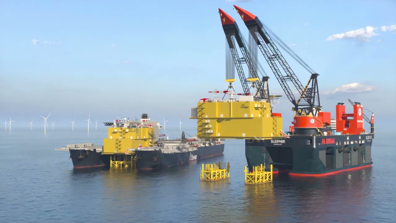 Sleipnir – World’s Largest Semi-Submersible Crane Vessel in Offshore Wind Operations