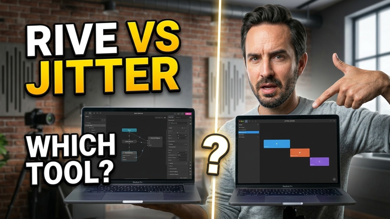 Rive vs Jitter - Which Animation Tool Should You Use?