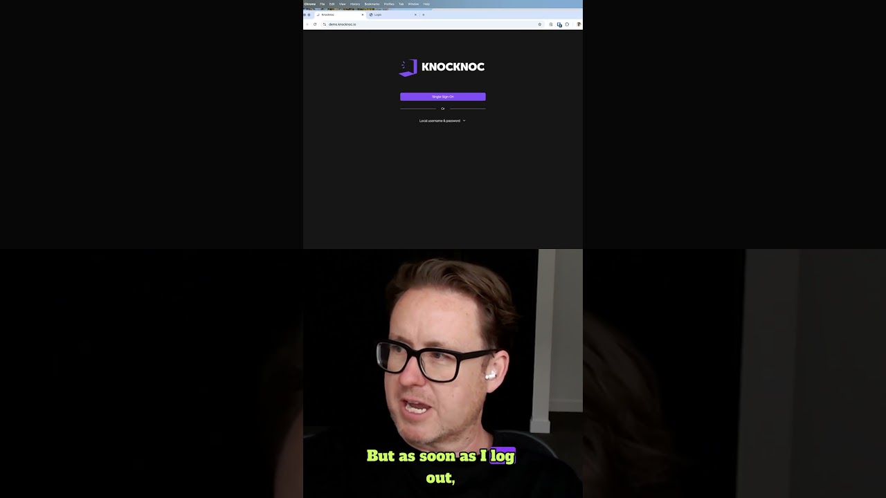 A 60 second product demo of Knocknoc.io