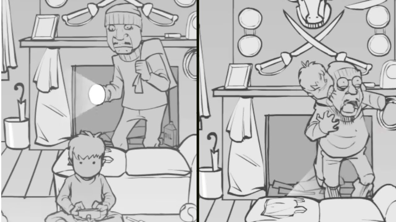 Classic Game Whack The Thief - Gameplay No Commentary