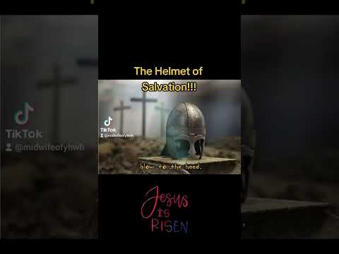 The Helmet of Salvation! Eph 6:17 #helmet #salvation #armorofgod #god #jesus #bible #explore #fyp