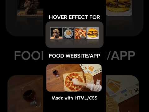 Hover Effect Animation on Food Gallery🍔 🍟🍕 #htmlcss#hovereffect#animation #htmlwebsite#webdeveloper