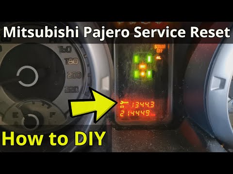 Mitsubishi Pajero - Service Spanner Warning Light Reset - How To DIY